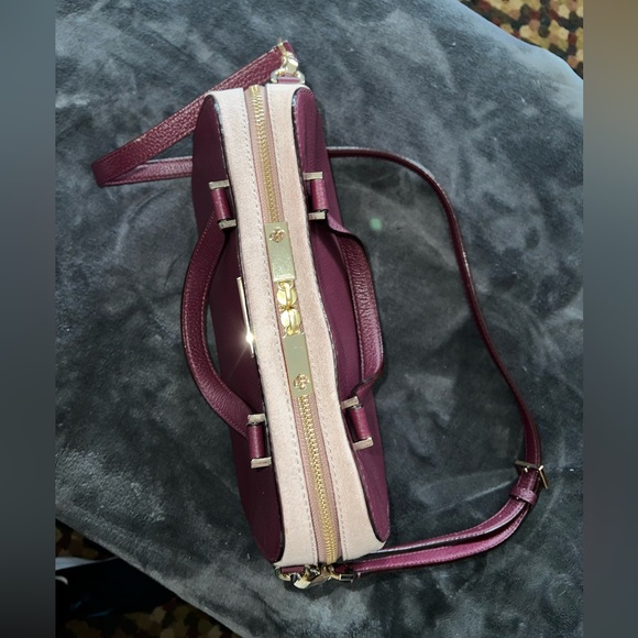 kate spade | Bags | Kate Spade Two Tone Colorblock Suede Siding ...